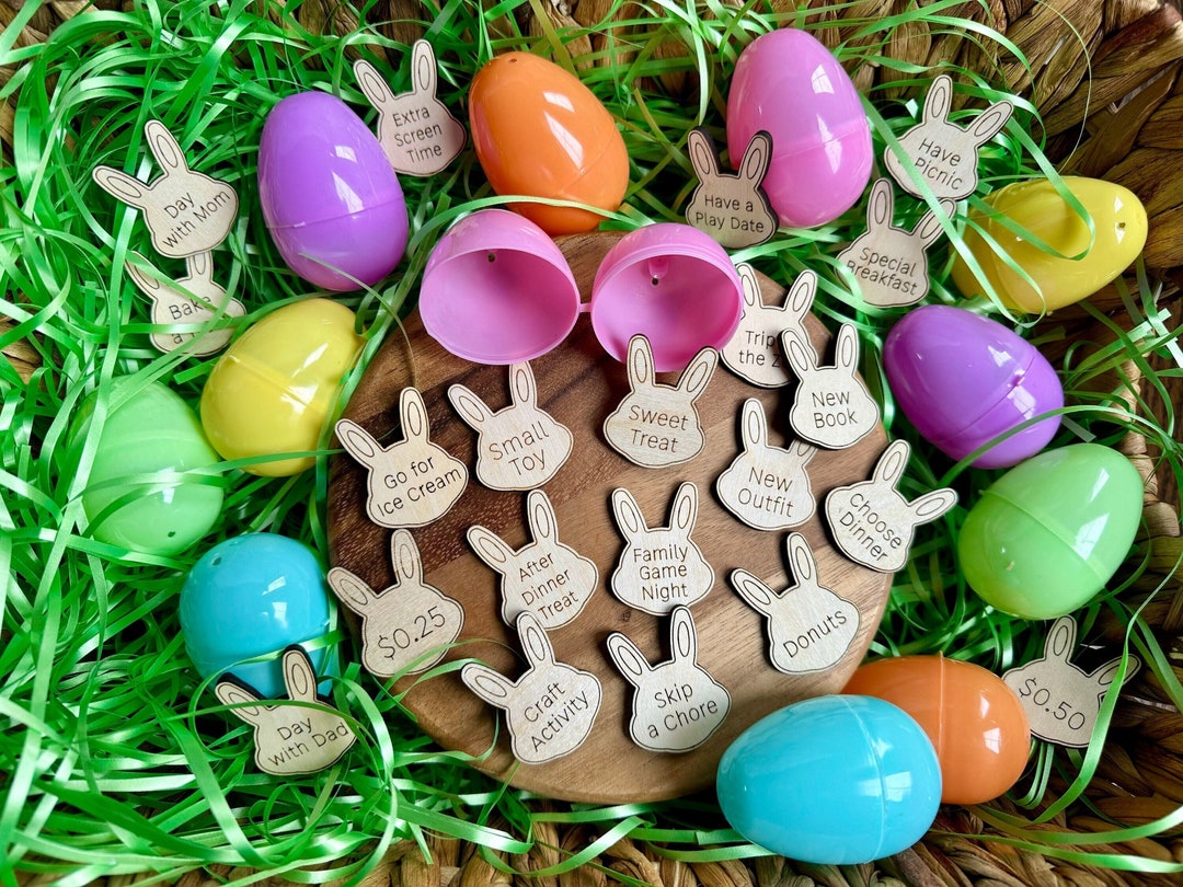 Easter Egg Hunt Tokens, 24 Easter Tokens, Easter Egg Tokens, Easter ...