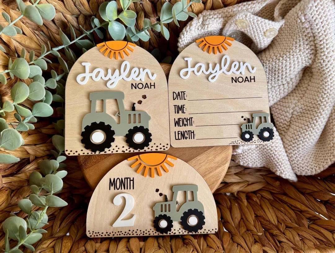 Baby Birth Announcement Sign | Newborn Name Sign | Hospital Sign ...