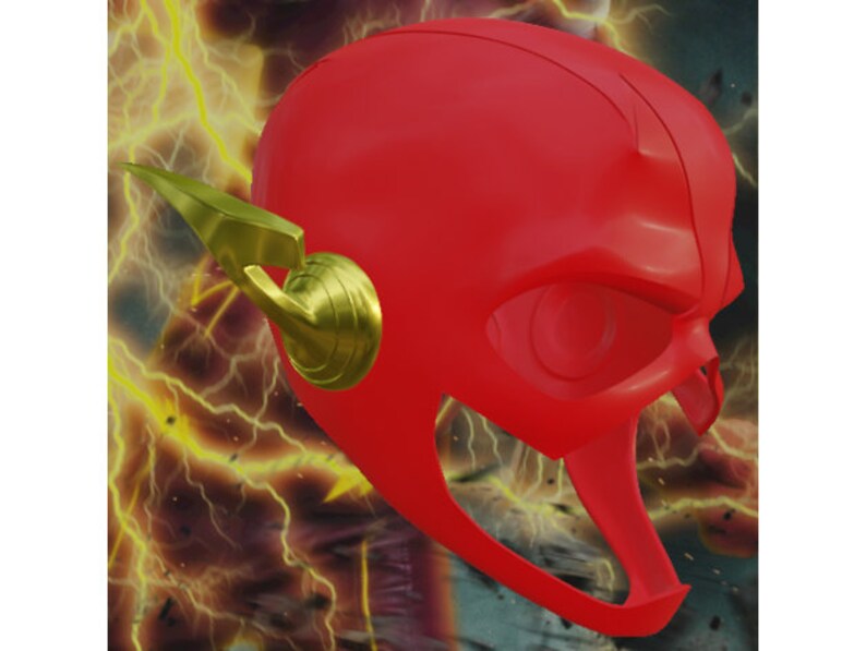 The Flash CW Cowl STL Dowload - Etsy Australia