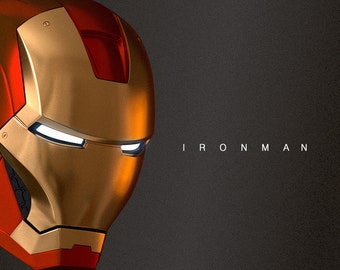 Iron Man Mask Red Wallpaper