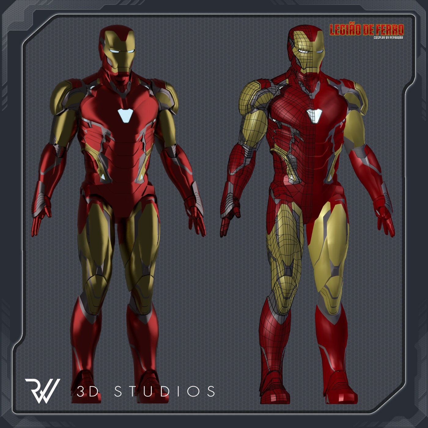 Iron Man Mark 47 Pepakura