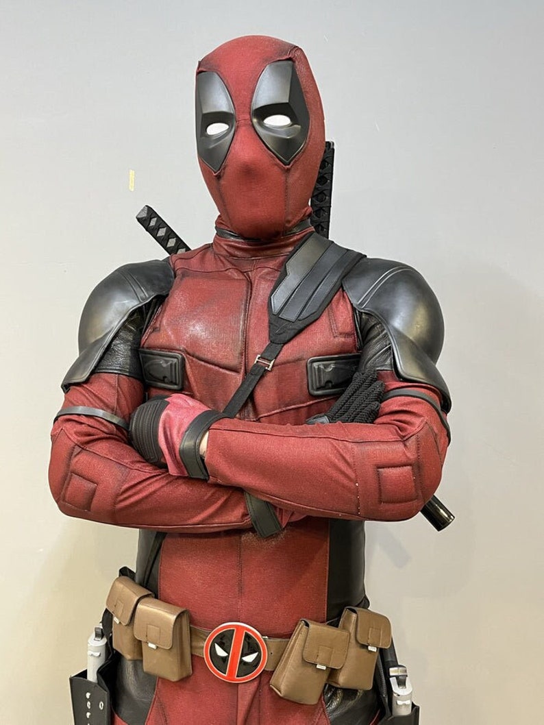Deadpool Custom Cosplay Movie Accurate Costume - Etsy Deadpool Custom Cosplay Movie Accurate Costume - Etsy