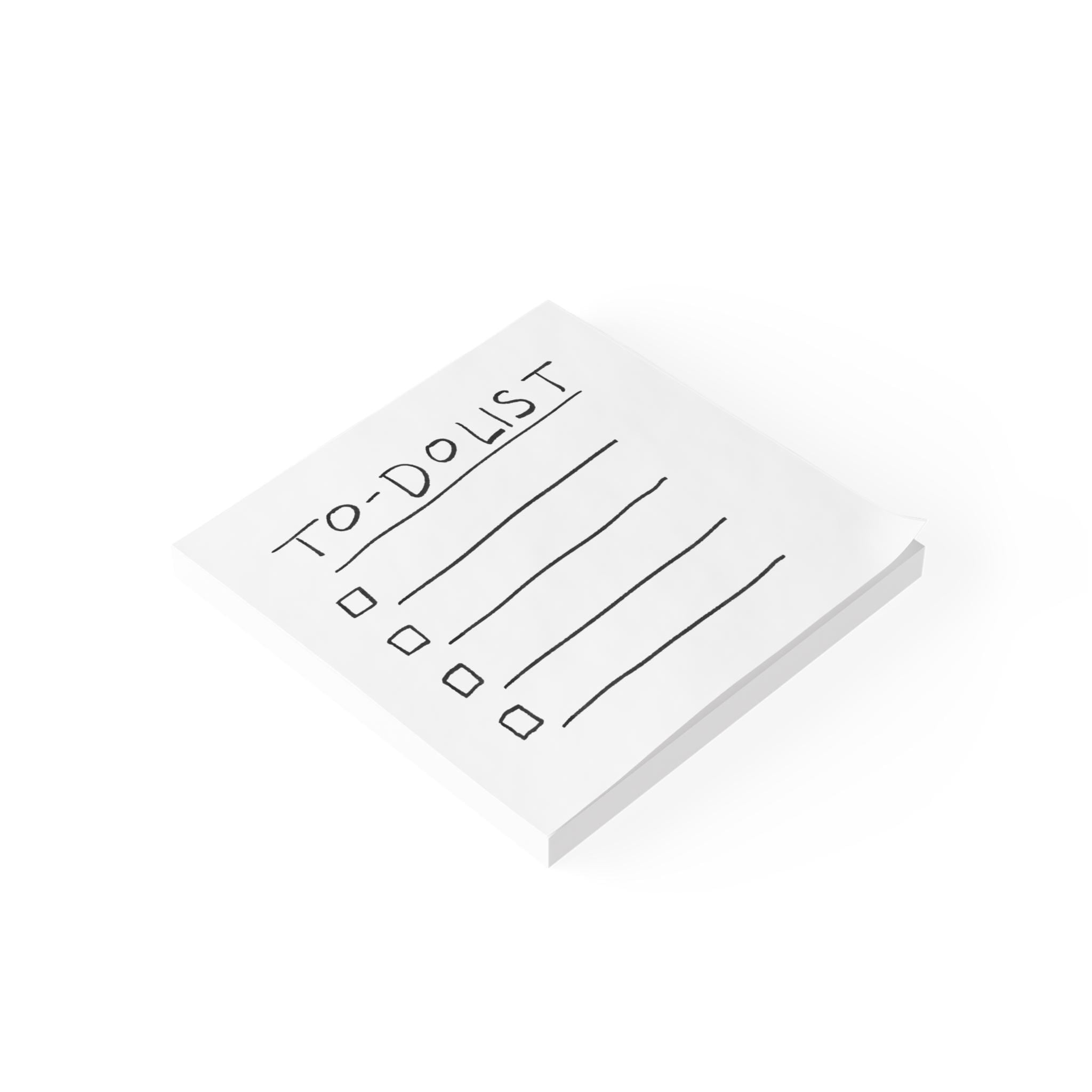 Minimalist To-do List Post-it Notes, 50 Sheet Pad - Etsy