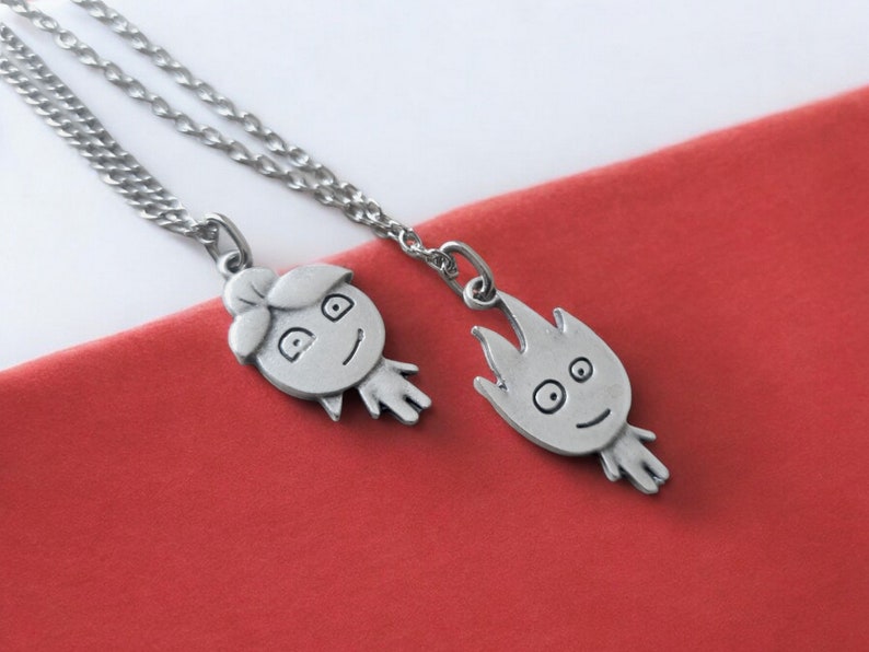 Fireboy Watergirl Cosplay Couple Necklace Set - Etsy