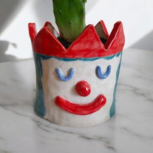 Clown Planter Pot - Etsy