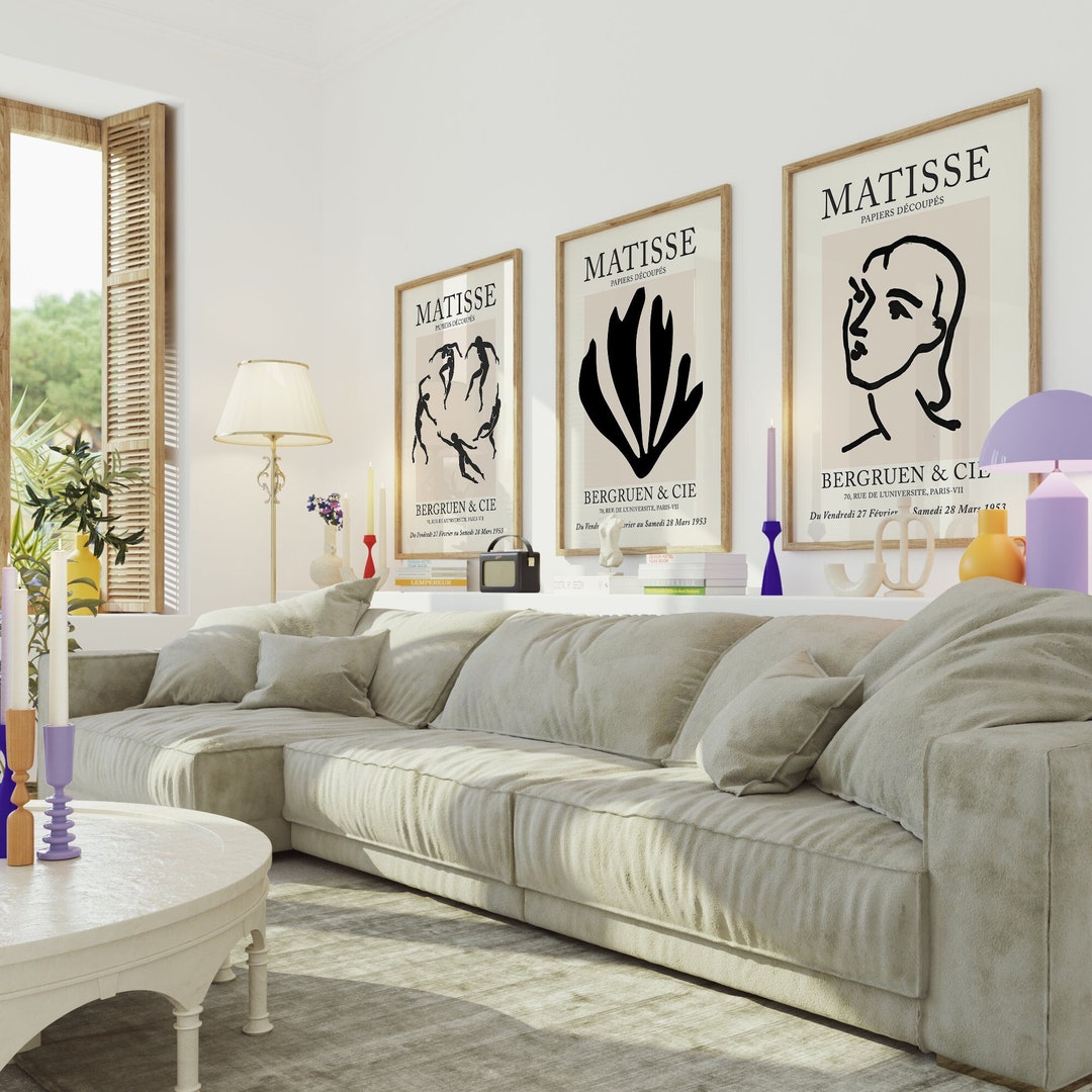 Henri Matisse Poster Set of 3, Matisse Printable Poster, Ideal Home ...