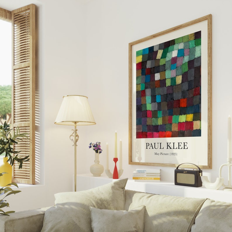 Paul Klee Poster, Colorful Printable Poster, Paul Klee Wall Art ...