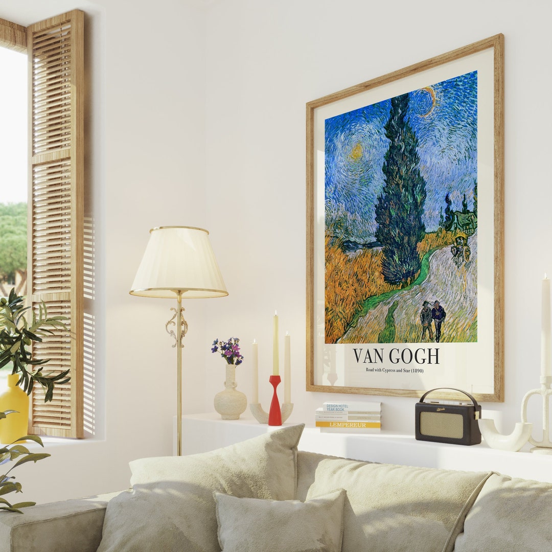 Vincent Van Gogh Poster, Exhibition Printable Poster Art, Famous Floral ...