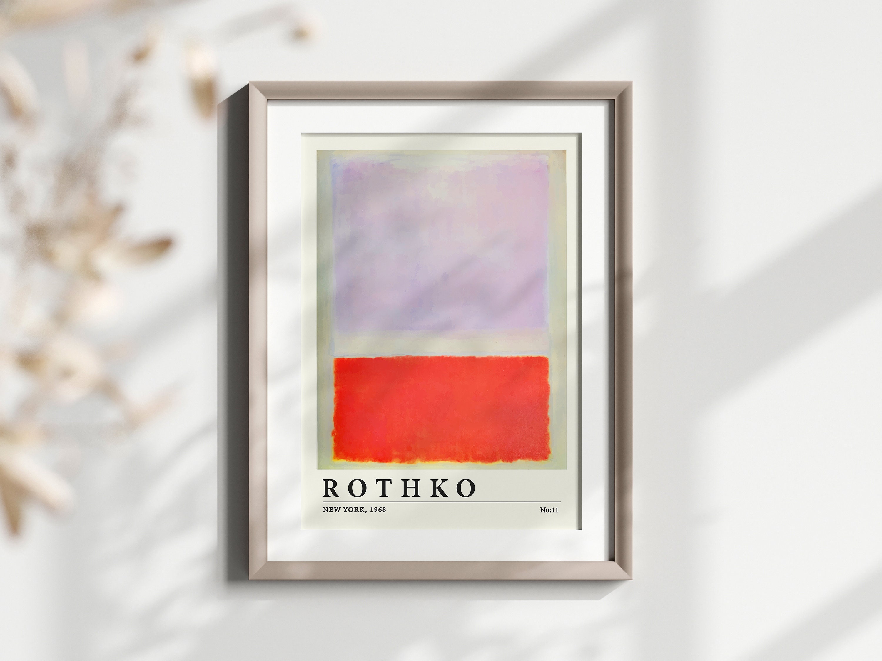Mark Rothko Print, Mark Rothko Poster, Mark Rothko Most Famous, Modern ...