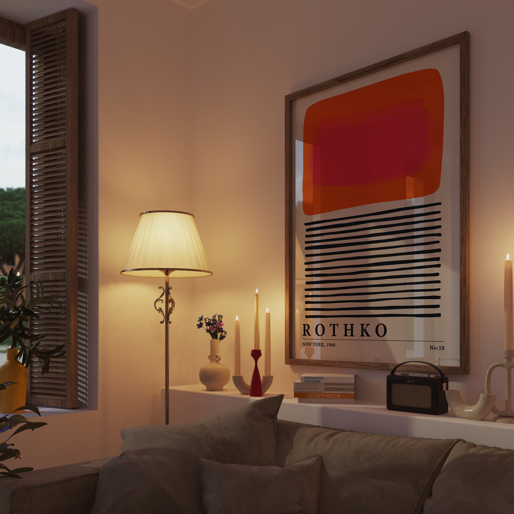 Mark Rothko Printable Poster, Mark Rothko Painting, Rothko Vintage Art ...