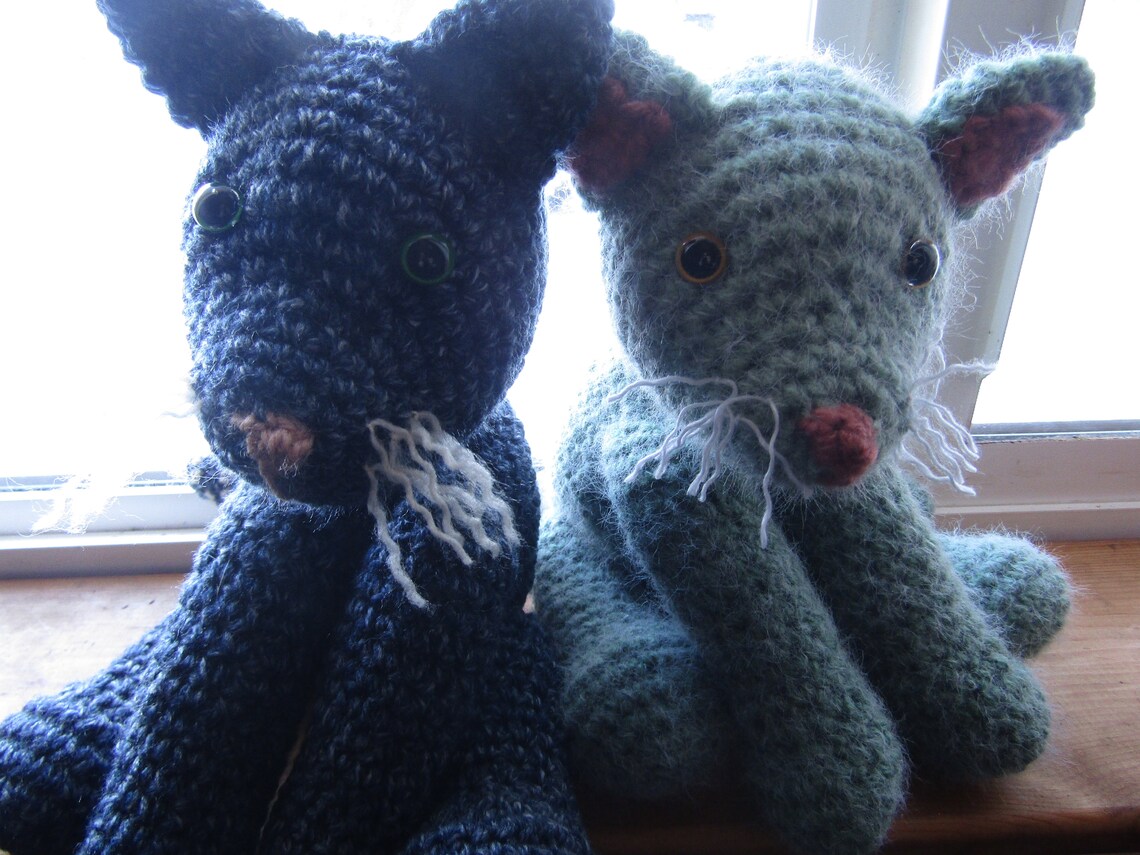 Clover the Cat, a Crochet Pattern - Etsy