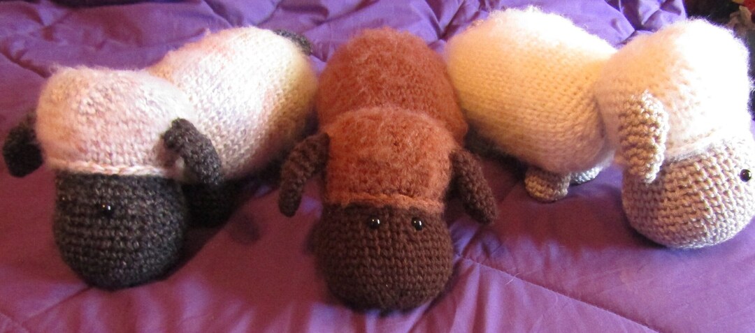 Crocheted Sheepies Pattern - Etsy