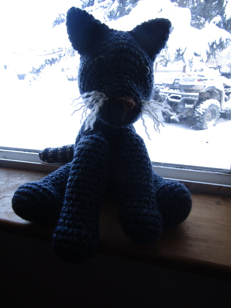 Clover the Cat, a Crochet Pattern - Etsy