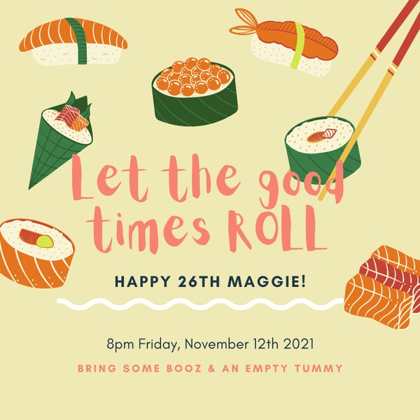 Sushi Themed Party - Etsy