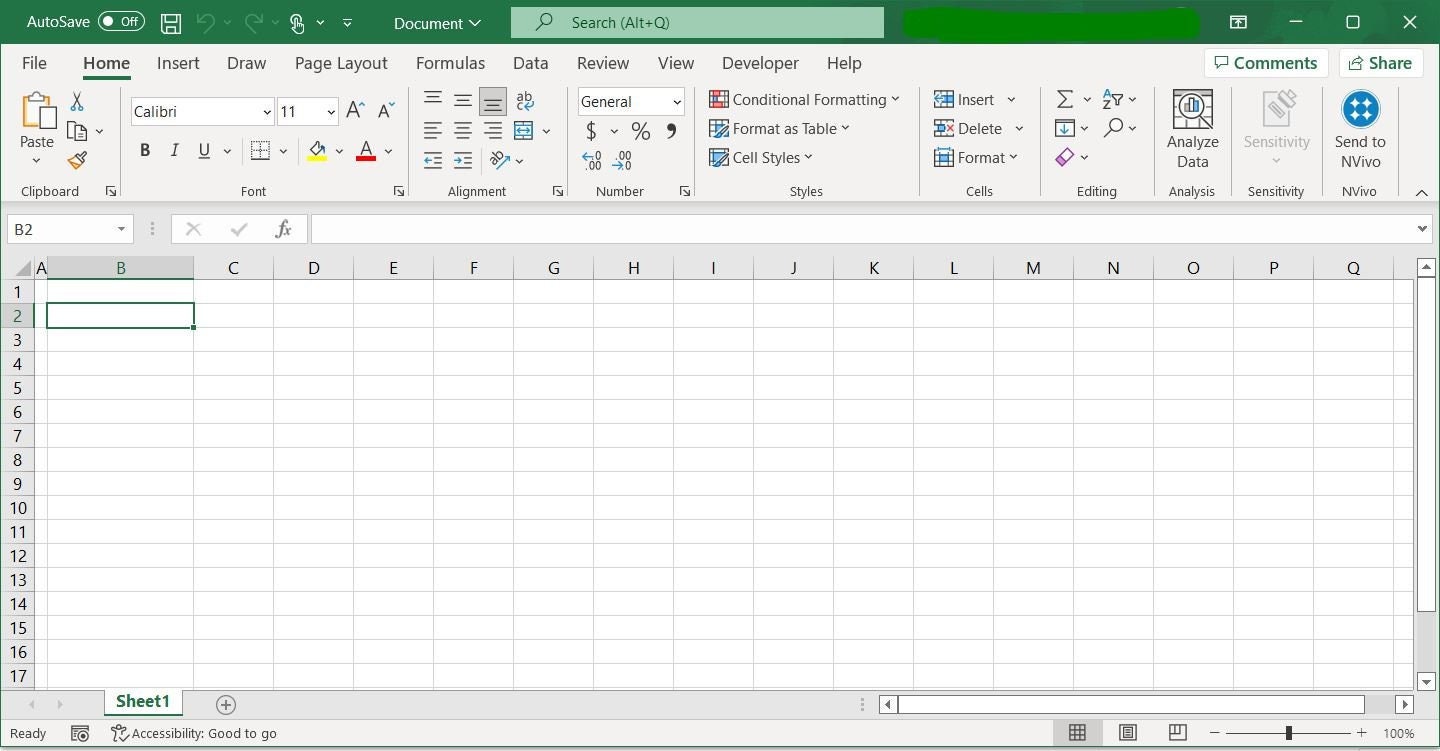 Blank Excel Document - Etsy