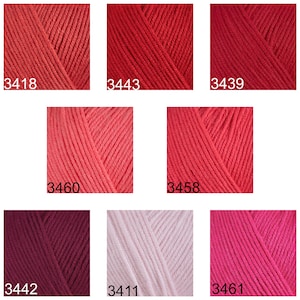 GAZZAL Baby Cotton, Cotton Amigurumi Yarn, Doll Yarn, Hypoallergenic ...