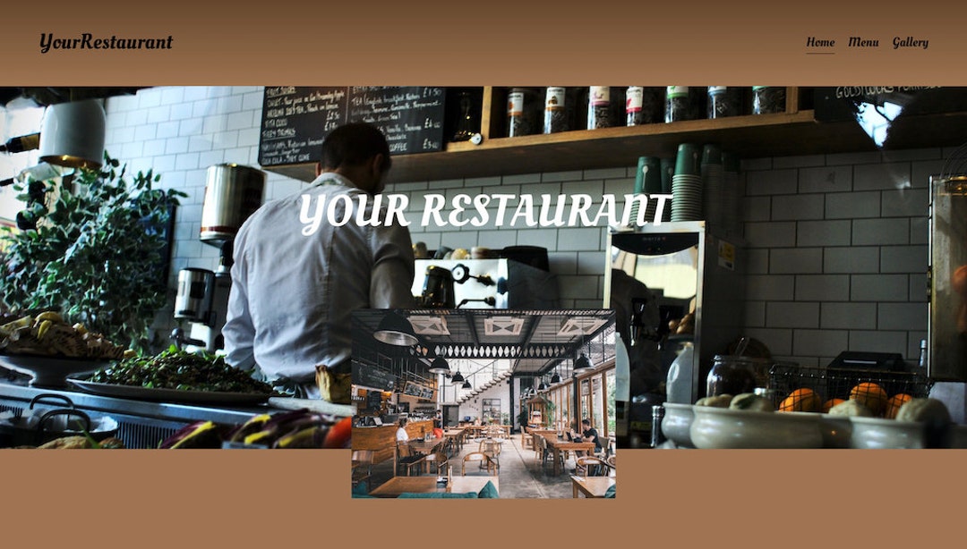 Squarespace Website Website Template Website for Restaurant - Etsy