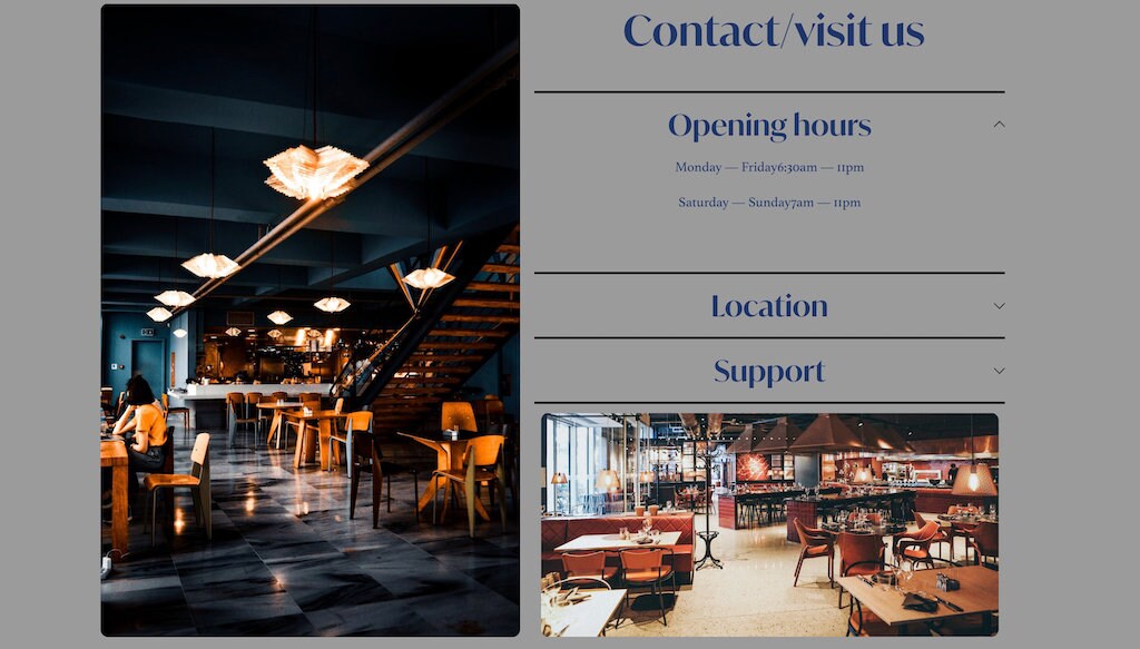 Squarespace Website, Website Template, Website for Restaurant, Cafes ...
