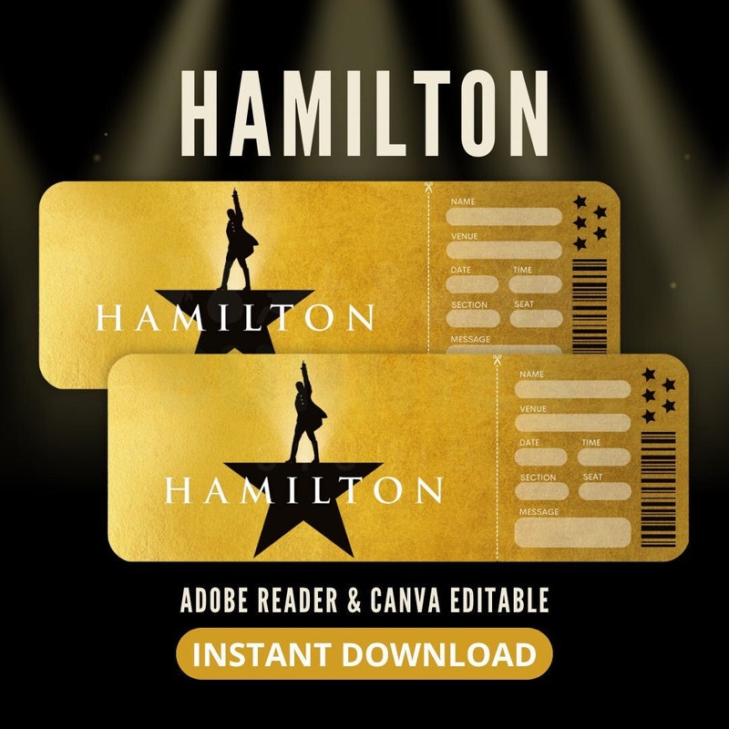 Hamilton Broadway - Etsy