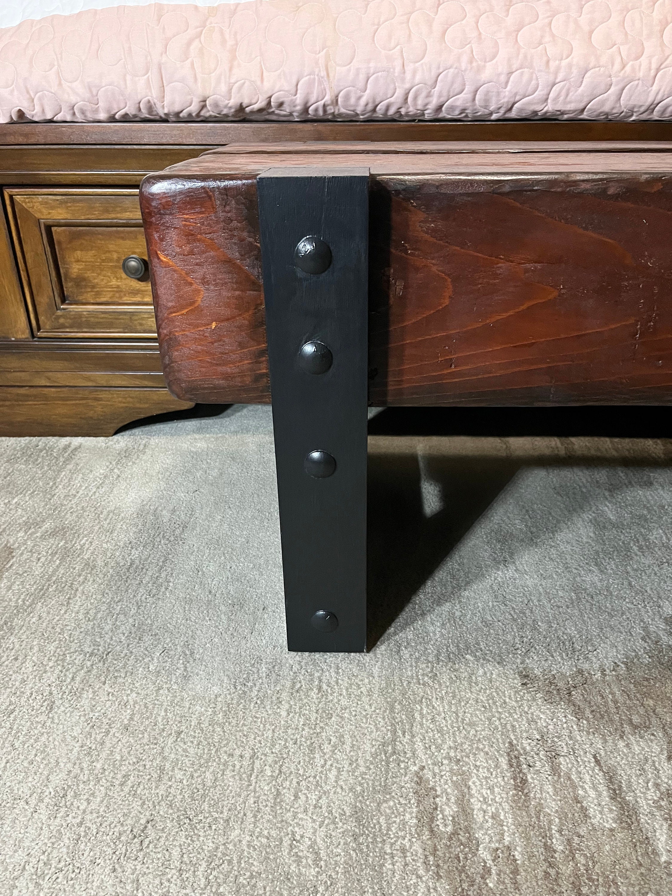 Rustic (hand Hewn) Bench - Etsy