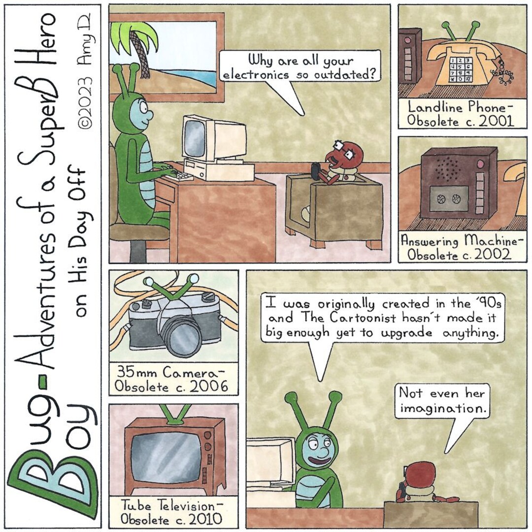 Downloadable Bug Boy® Comic Strip High Resolution Extinction - Etsy