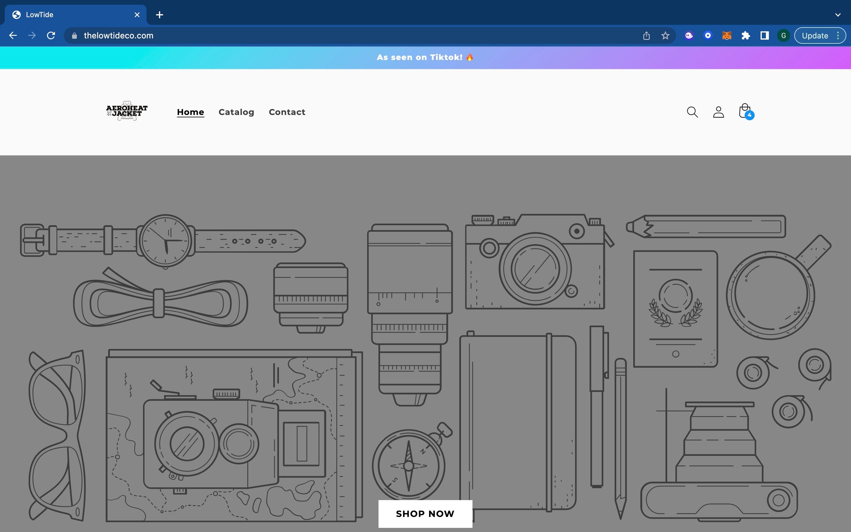 Basic Shopify Store Theme no Products Included, Only Theme for Shopify ...
