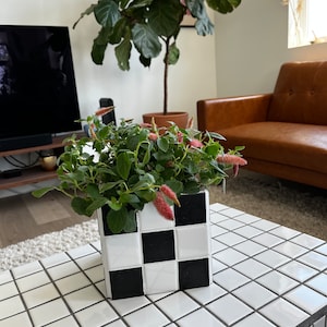 Tiled Plant Box - Etsy