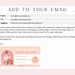 Aesthetic Email Signature Template, Small Business Email Design ...