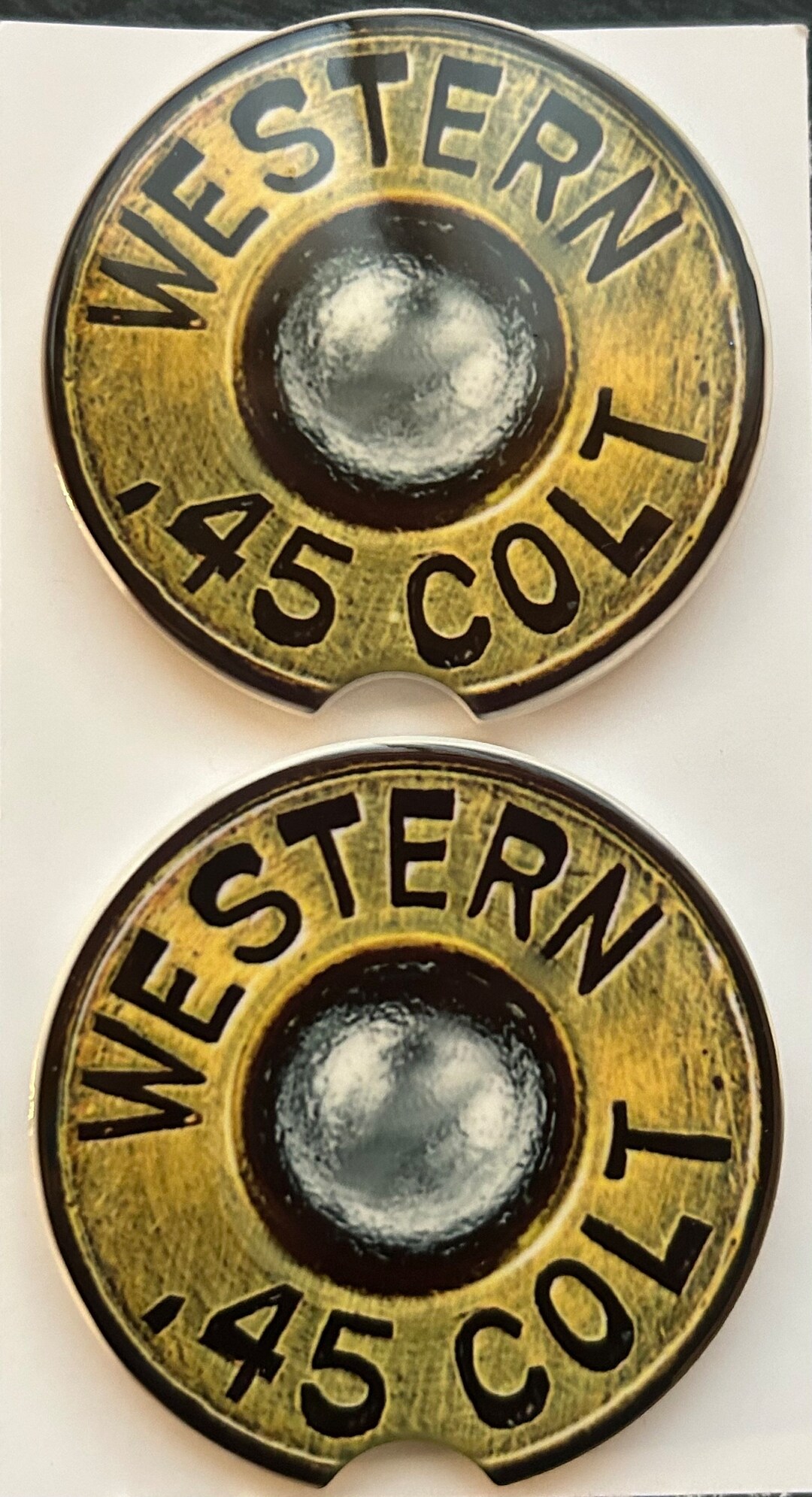 Colt 45 Bullet Car Coaster - Etsy