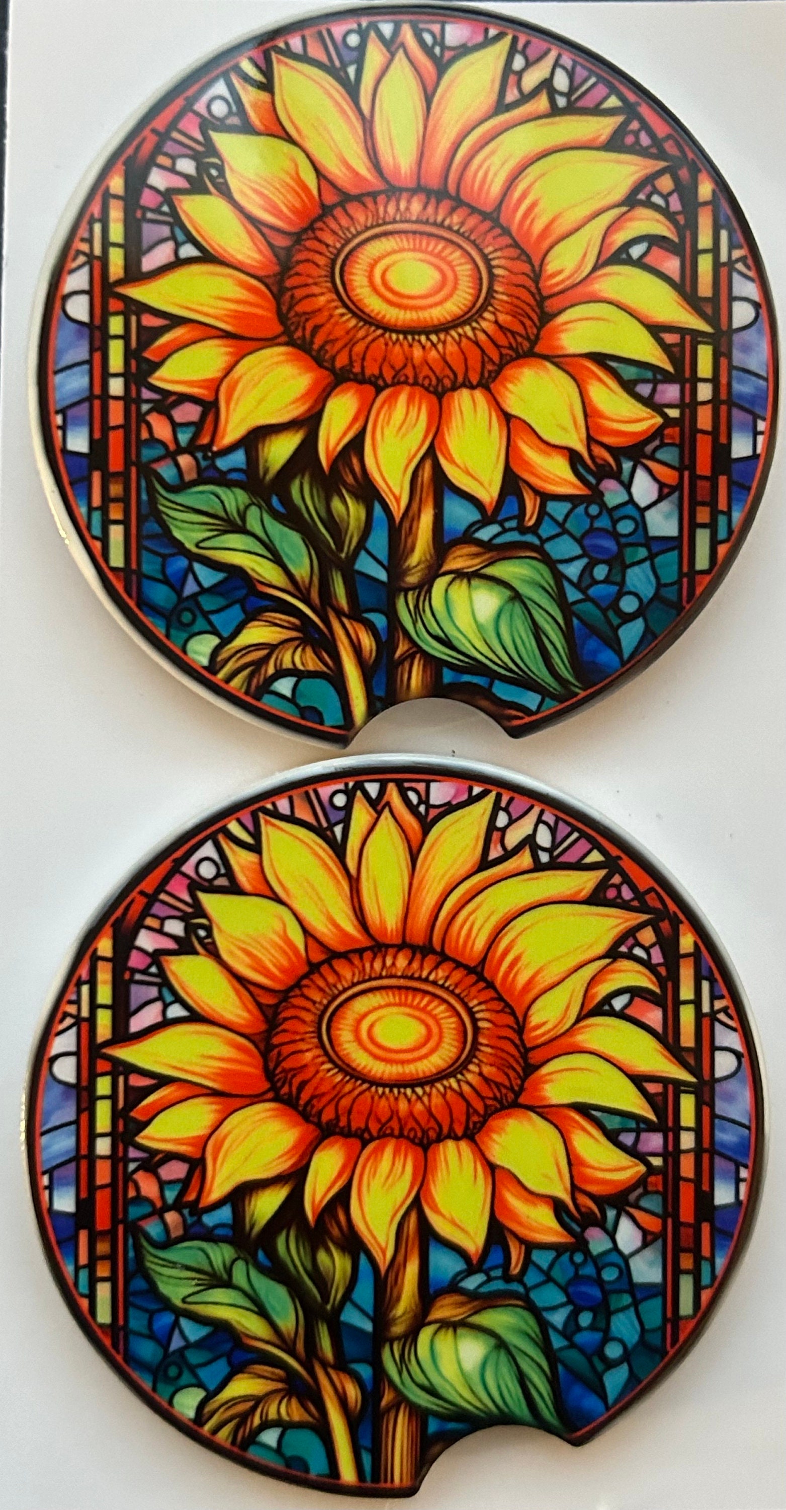 Sunflower Car Coaster - Etsy
