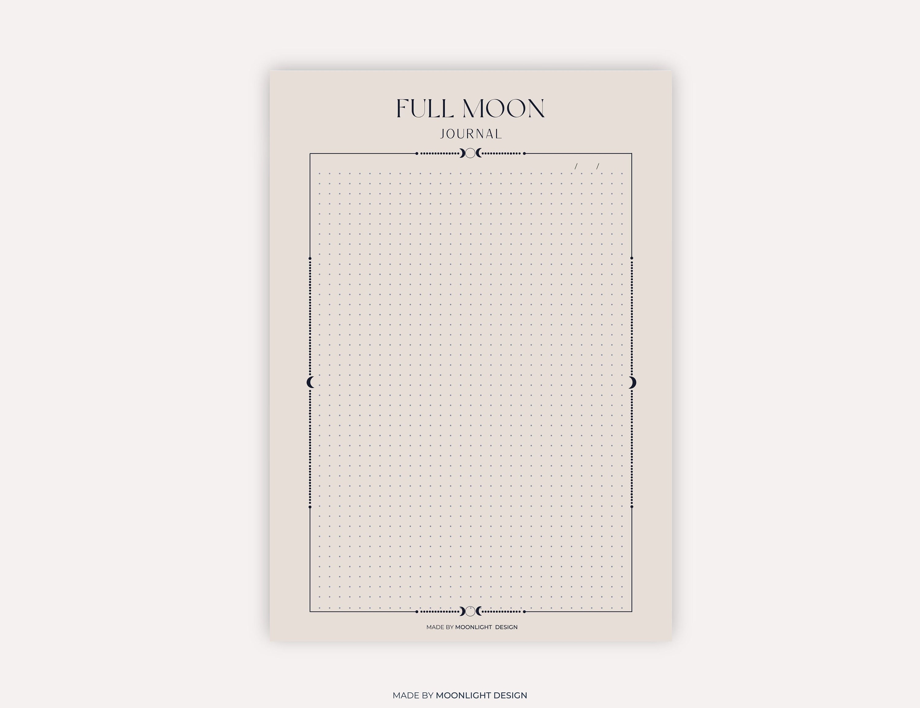 Full Moon Ritual Planner Printable Planner Planner Insert - Etsy