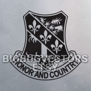 327th Infantry Regiment Insignia - SVG, PDF, PNG, Etc. - Etsy