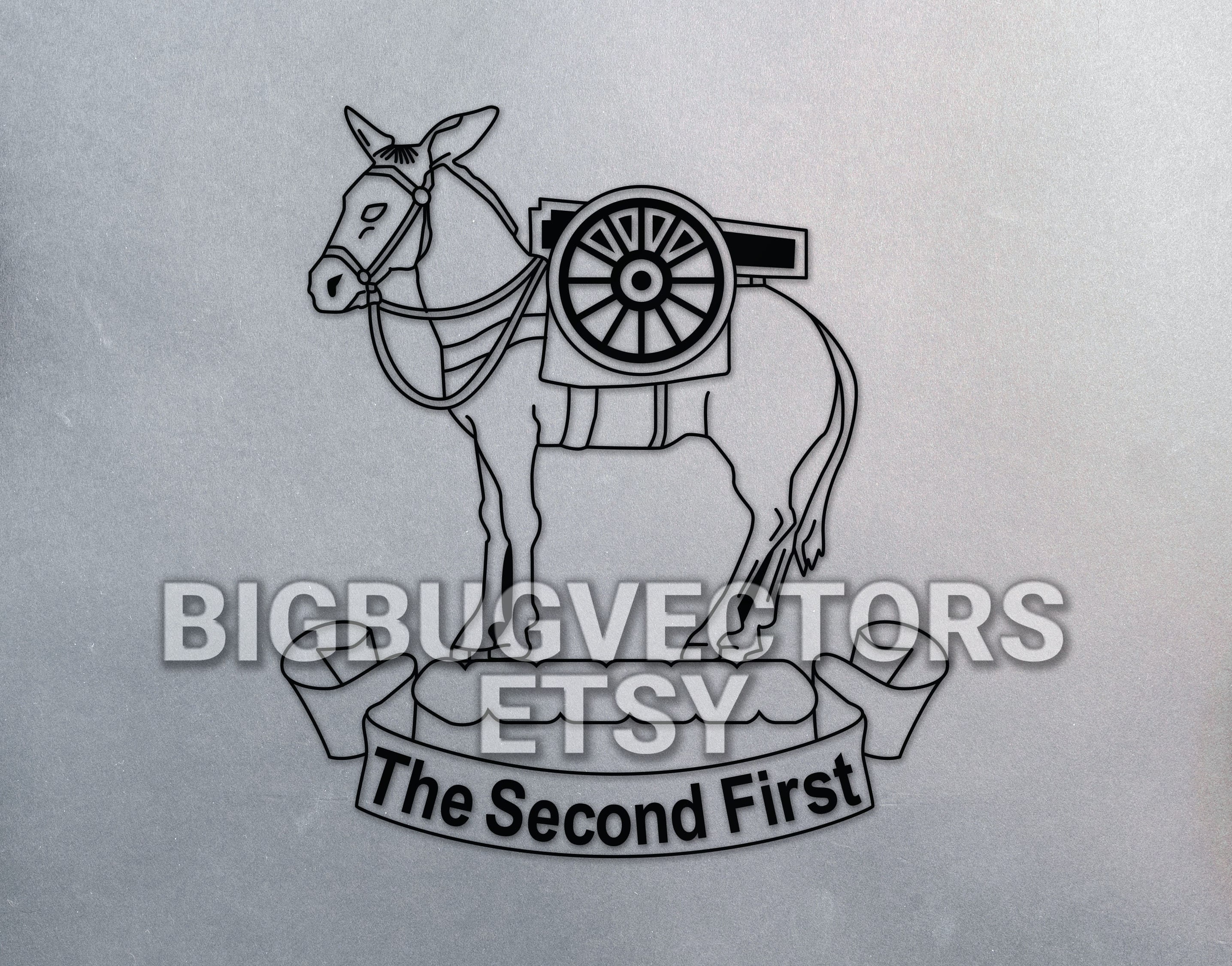 2nd Field Artillery Insignia - Digital Download: SVG, PDF, PNG, Etc. - Etsy