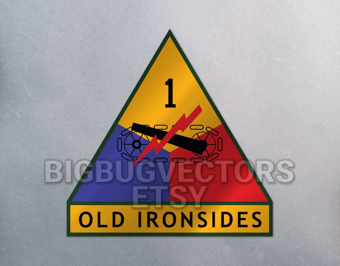 1st Armored Division - Old Ironsides - Digital Download: SVG, PDF, PNG ...