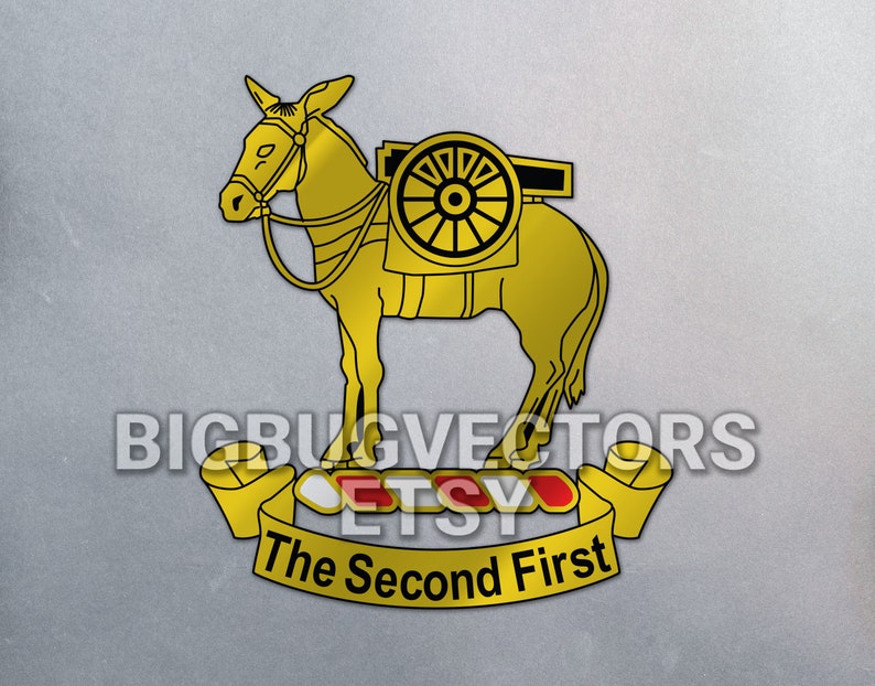 2nd Field Artillery Insignia Digital Download: SVG, PDF, PNG, Etc. - Etsy