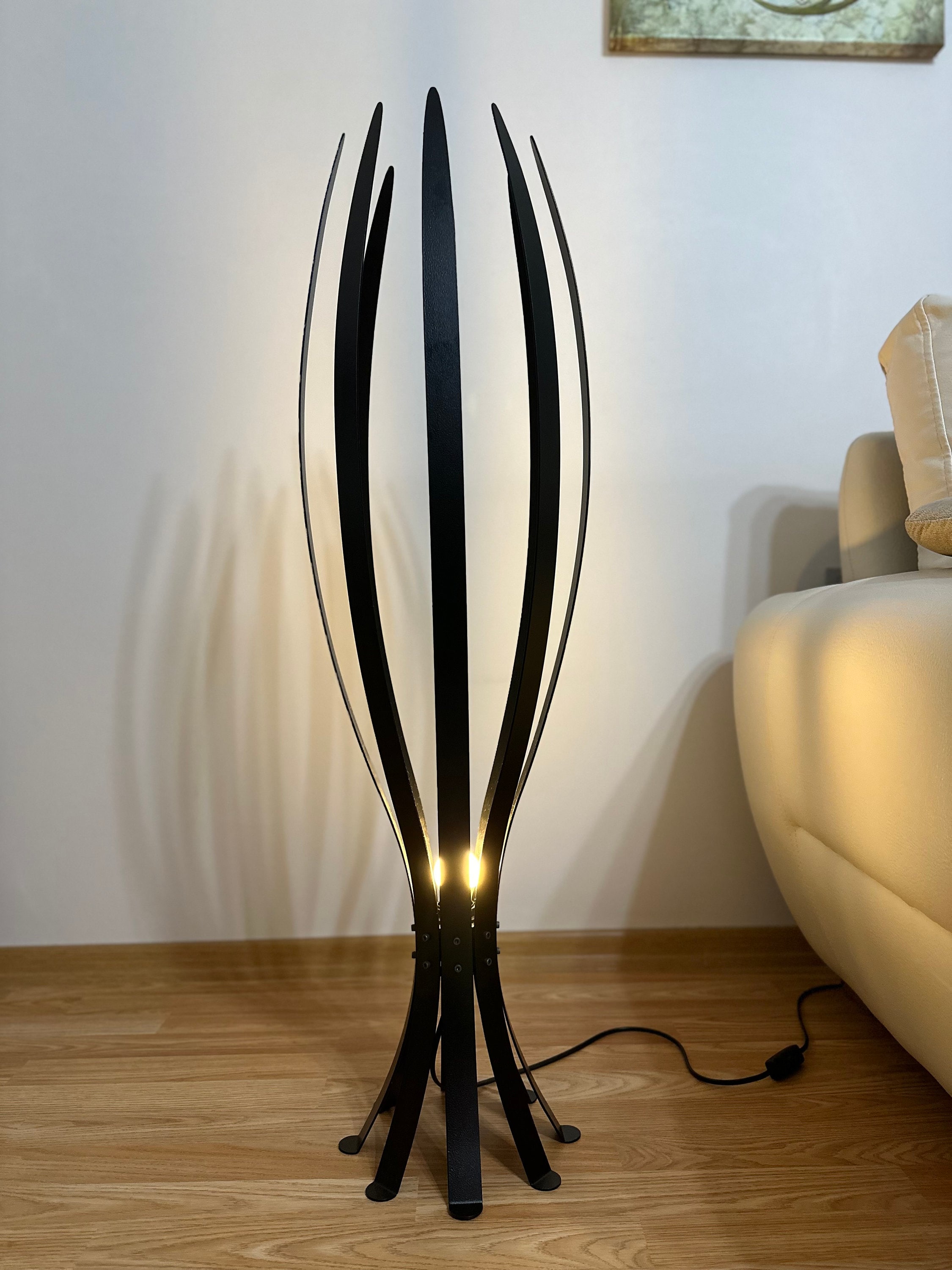 Modern Floor Lamp, Contemporary Floor Lighting, Tall Floor Lamp ...