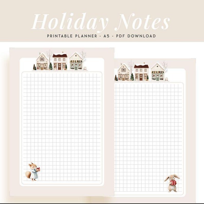 Printable Christmas Spirit Planner Collection - Etsy