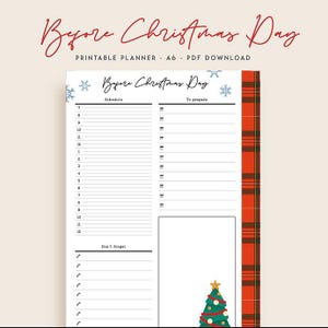 Printable Christmas Spirit Planner Collection - Etsy