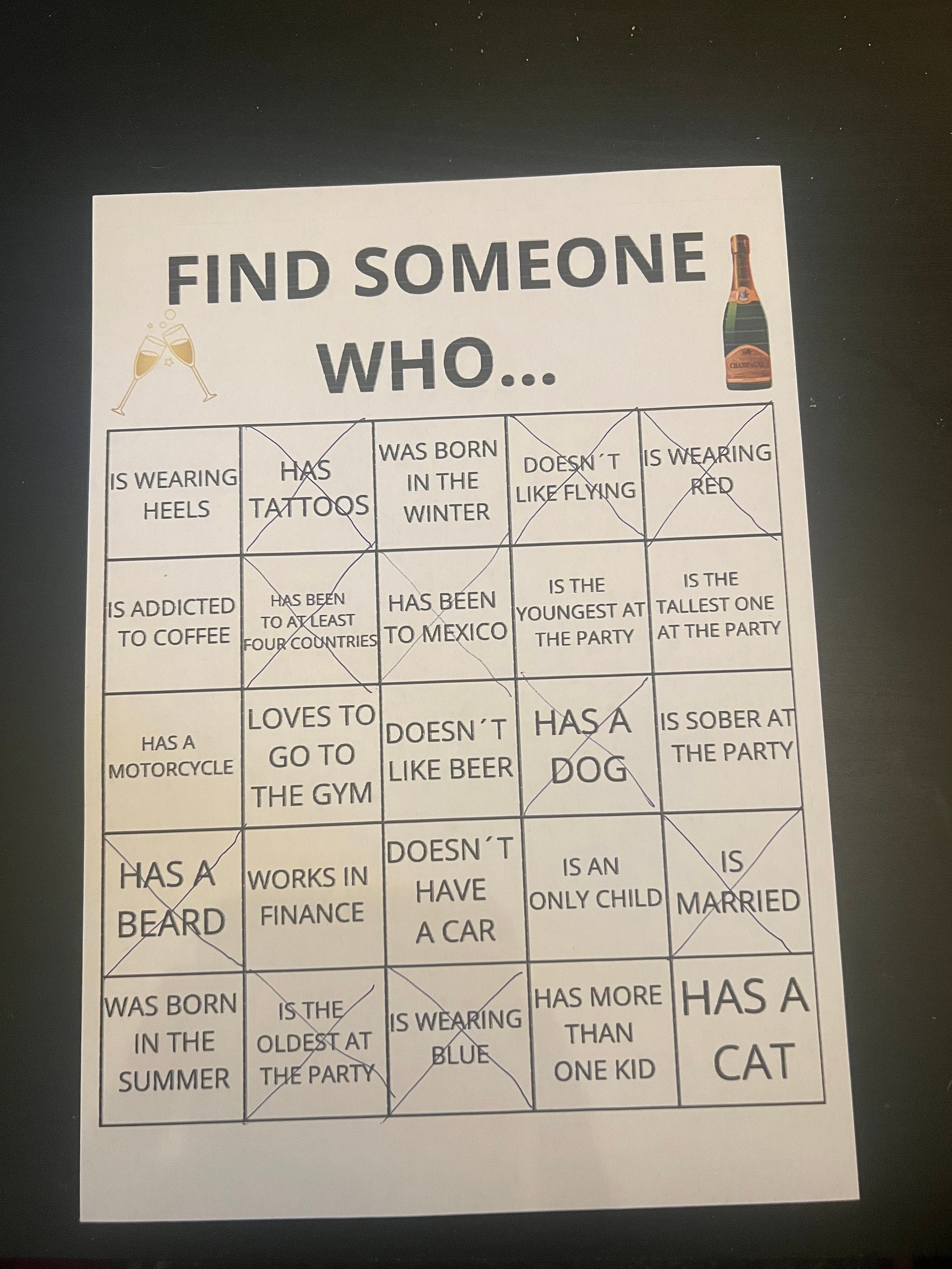 Find Someone Who Party Game Printable, Mingle Bingo, Get to Know Each ...