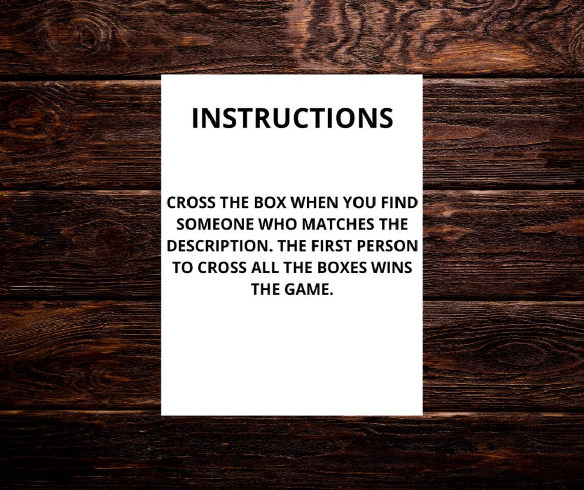 Find Someone Who Party Game Printable, Office Party Game, Mingle Bingo ...