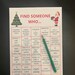 Christmas Find Someone Who, Office Party Game, Classroom Christmas Game ...