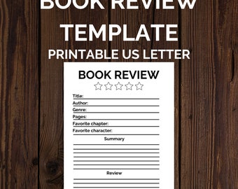 Book Review and Book List Goodnotes Template, Instant Download PDF File ...