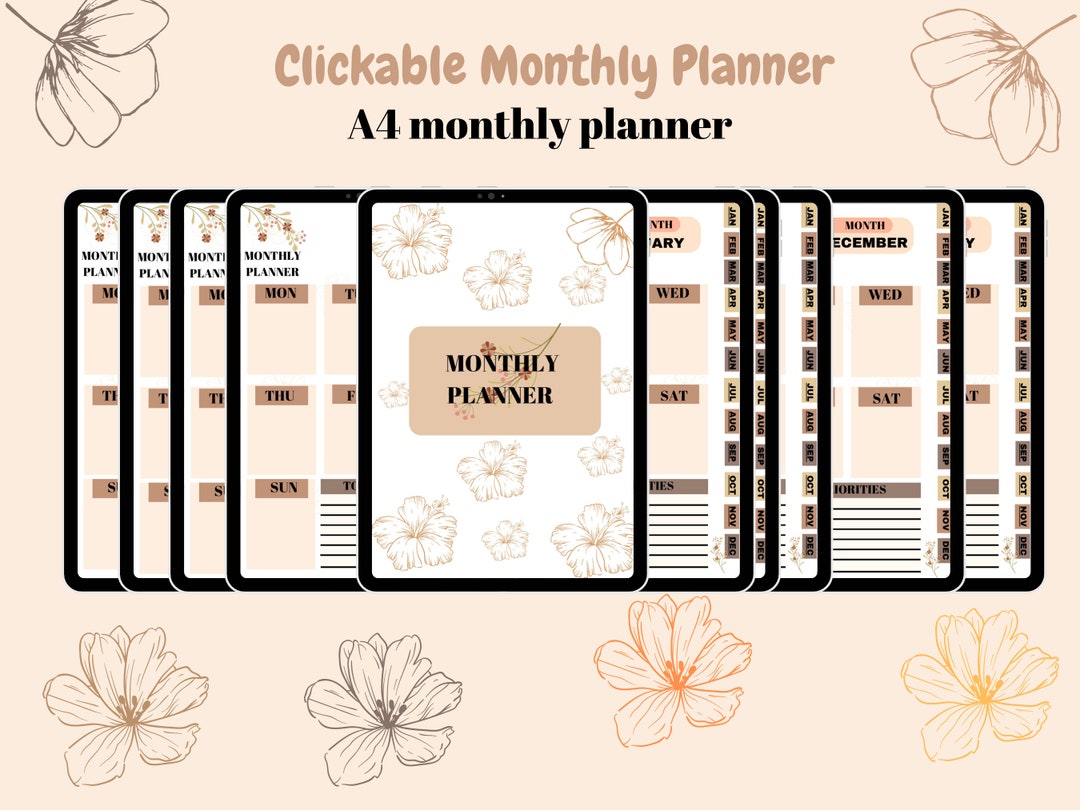 2024 Clickable Yearly Planner,ultimate Yearly Planner - Etsy