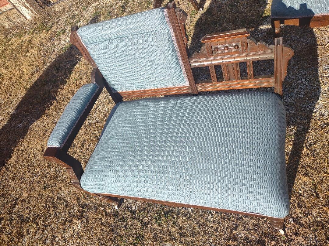 Antique Victorian Eastlake Carved Setter and Parlor Chair - Etsy