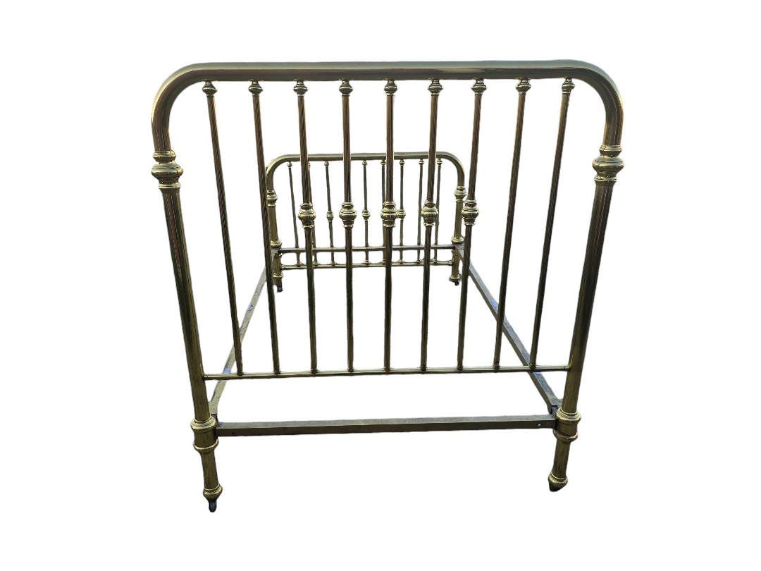 Antique Full Size Brass Bed - Etsy