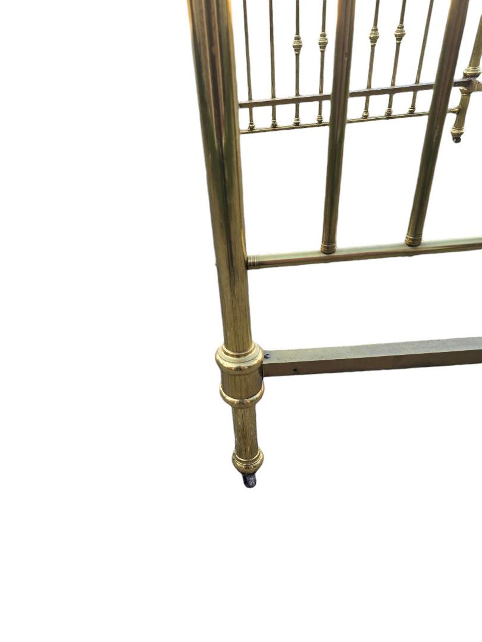 Antique Full Size Brass Bed - Etsy