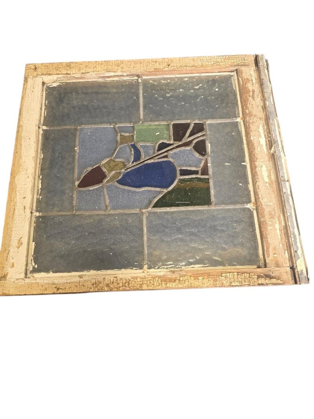 Vintage Victorian Leaded Stained Glass Window 18-3/4" X 21" - Etsy