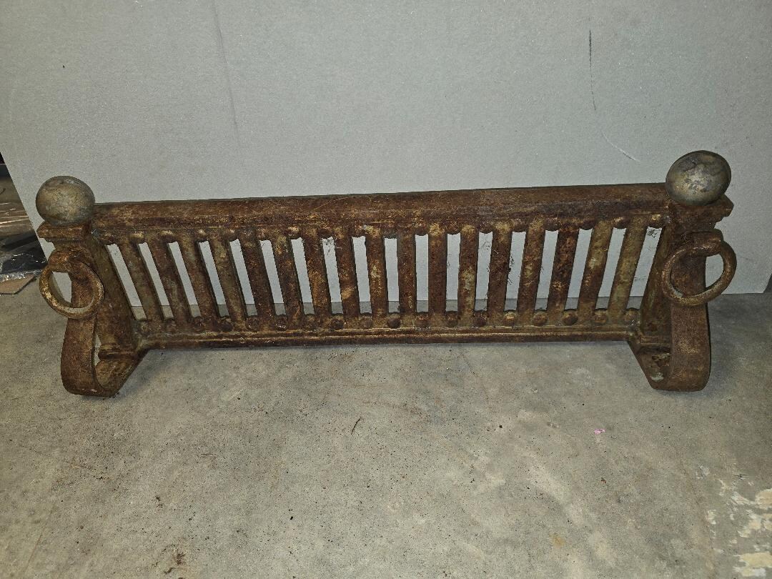 Vintage Old Antique Cast Iron Fireplace Front - Etsy