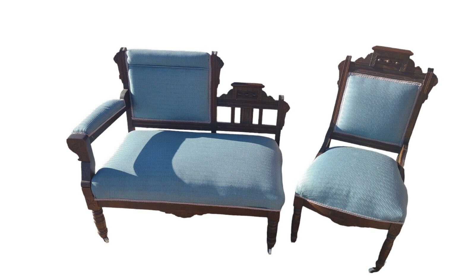 Antique Victorian Eastlake Carved Setter and Parlor Chair - Etsy