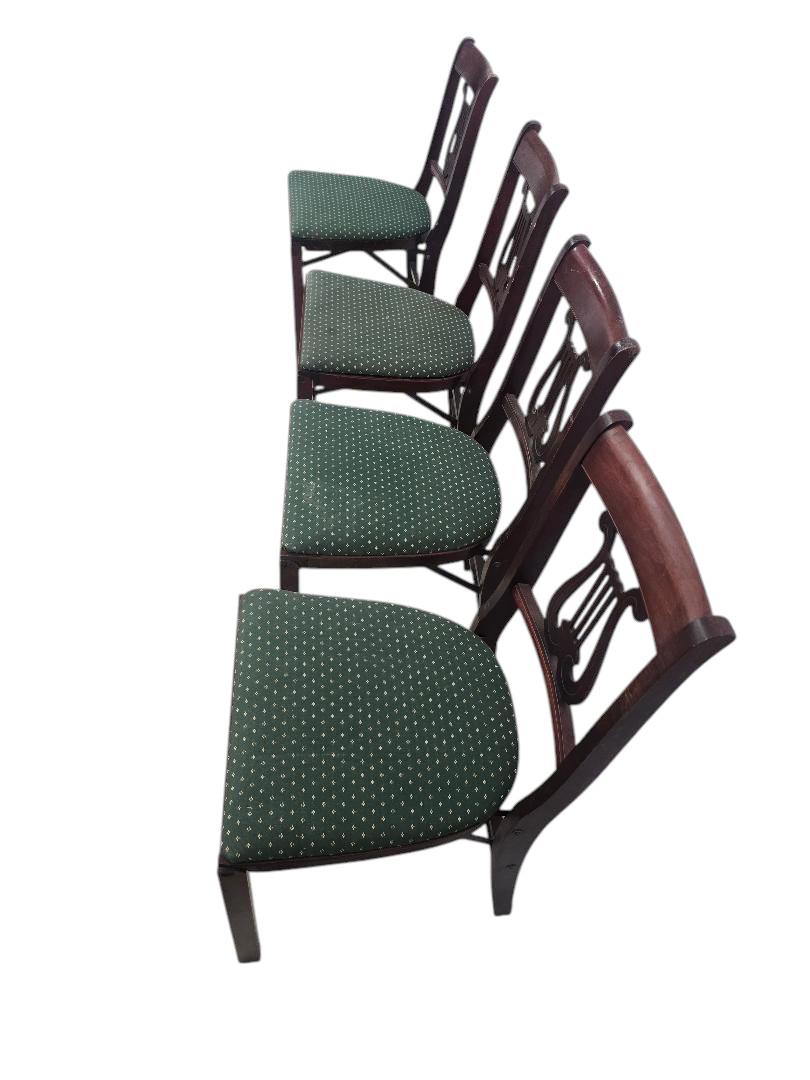Set of 4 Stakmore Folding Harp Back Chairs - Etsy